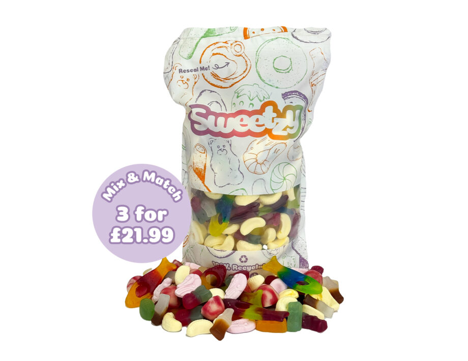 Children's Favourite Pouch Sweet Bundle|1kg Pick A Mix Sweet Bags