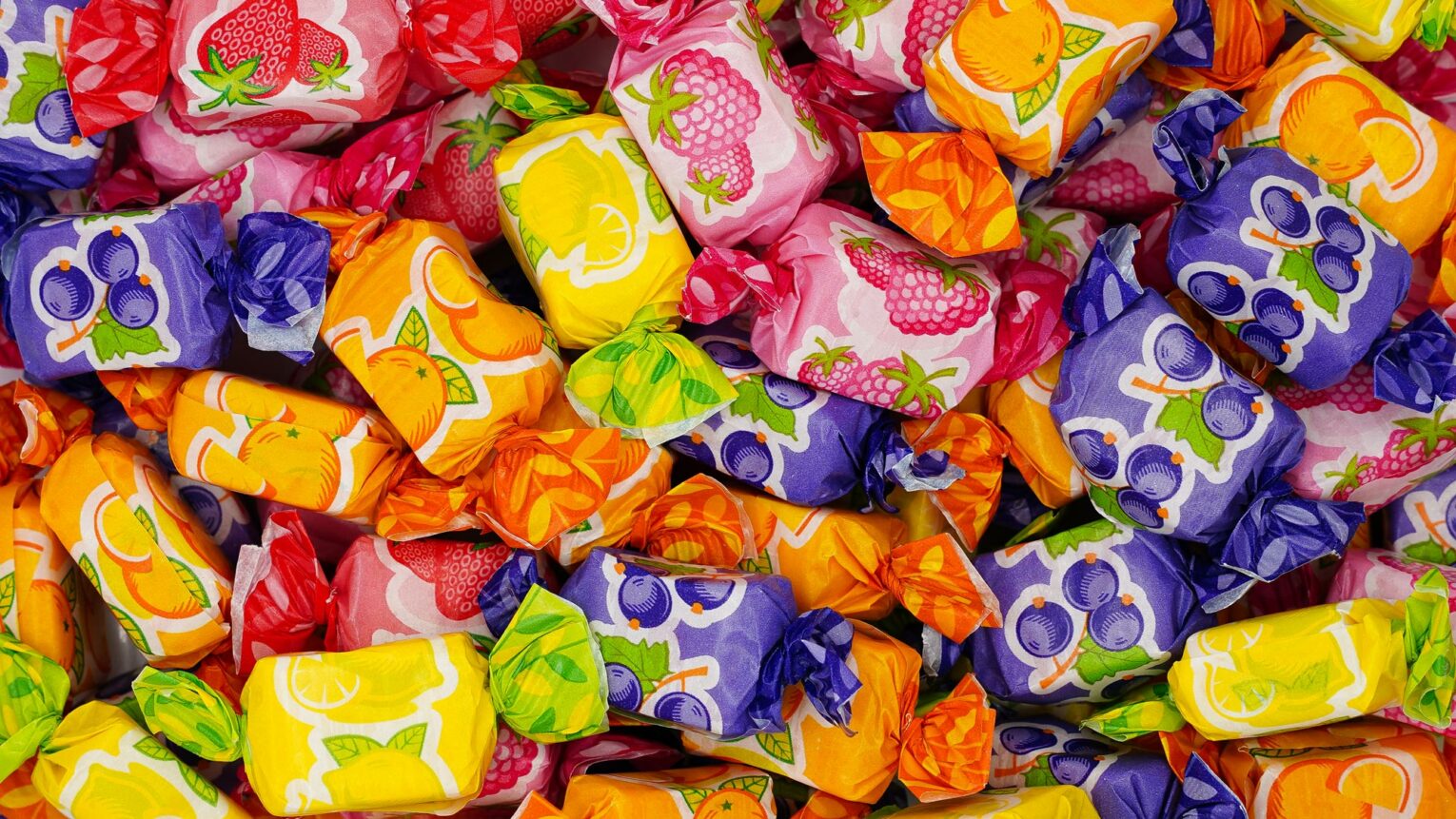 Assorted Fruit Chews Sweet Pouch Picknmix |250g Sweet Bags & More
