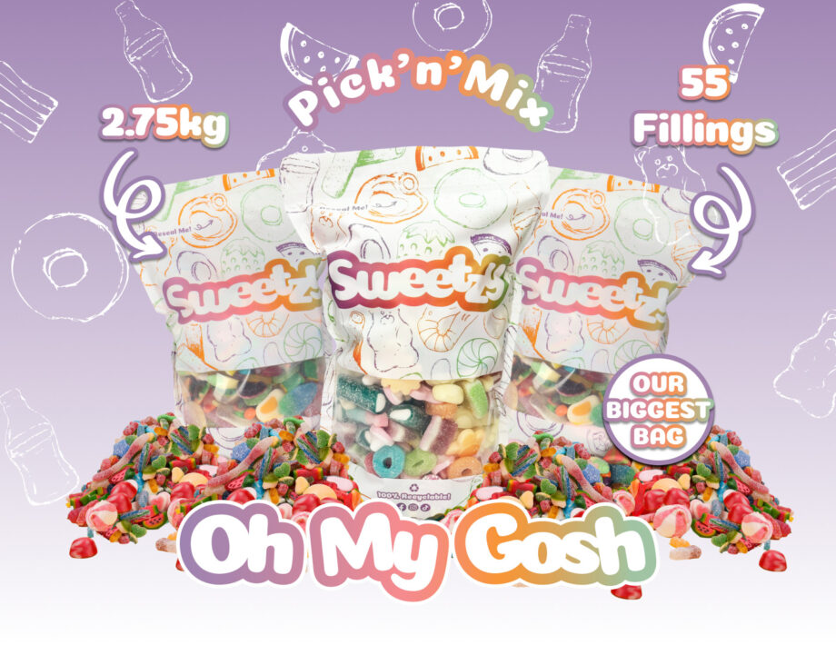 Custom Oh My Gosh Bundle |2.75 KG Sweet Gift Bag |Pick a Mix