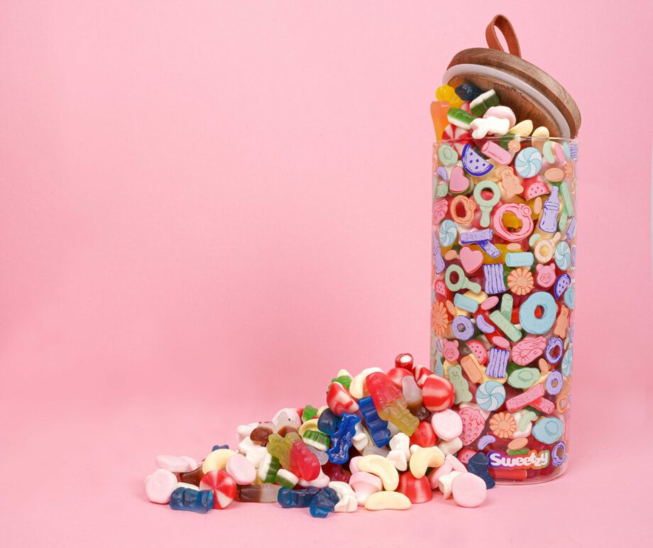 Custom Sweetzy Glass Sweet Jar| Sweet Gift Boxes | Sweetzy