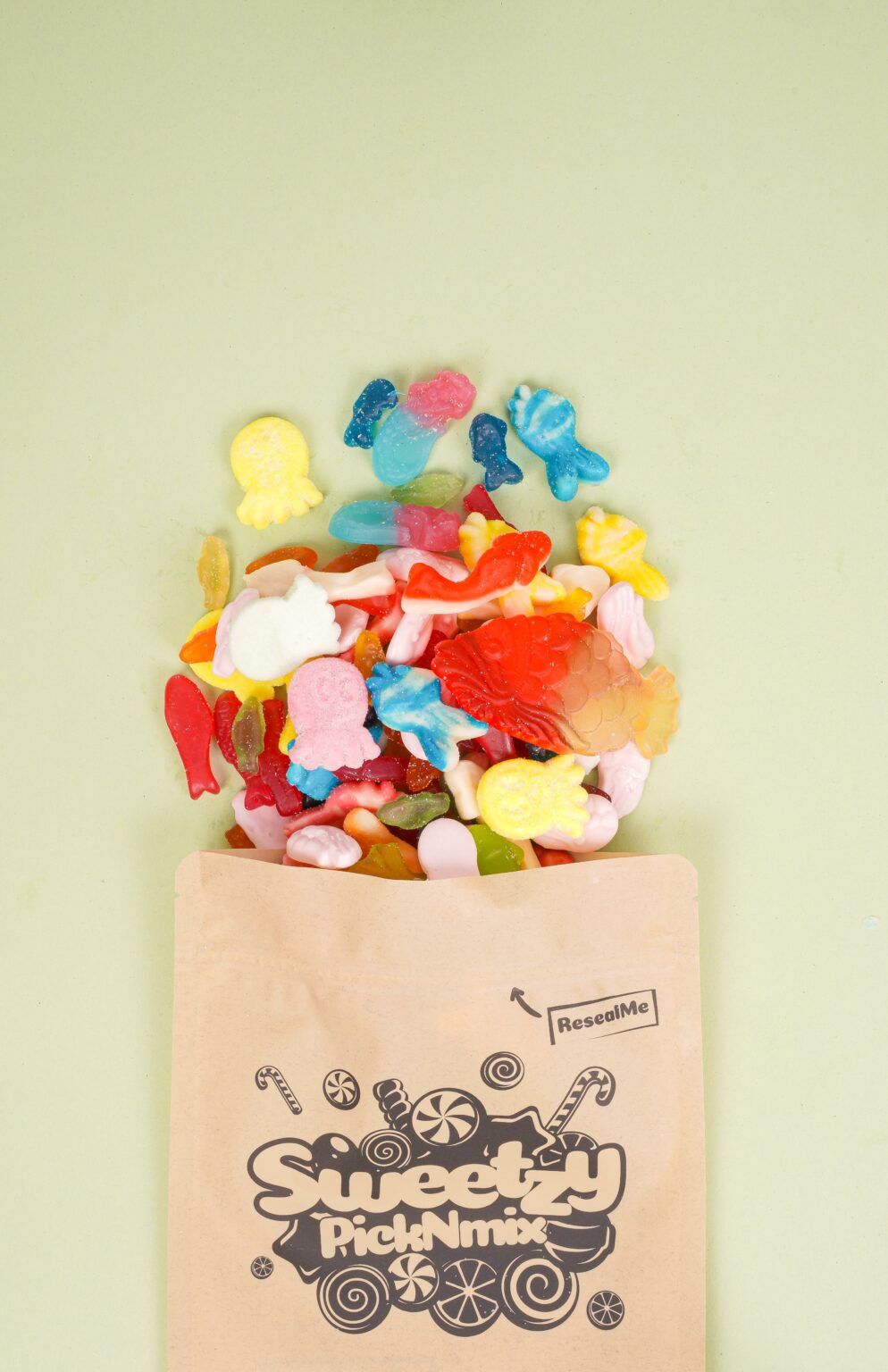 Custom Mega Share Picknmix | 1kg Pick And Mix Sweet Bags |Sweetzy